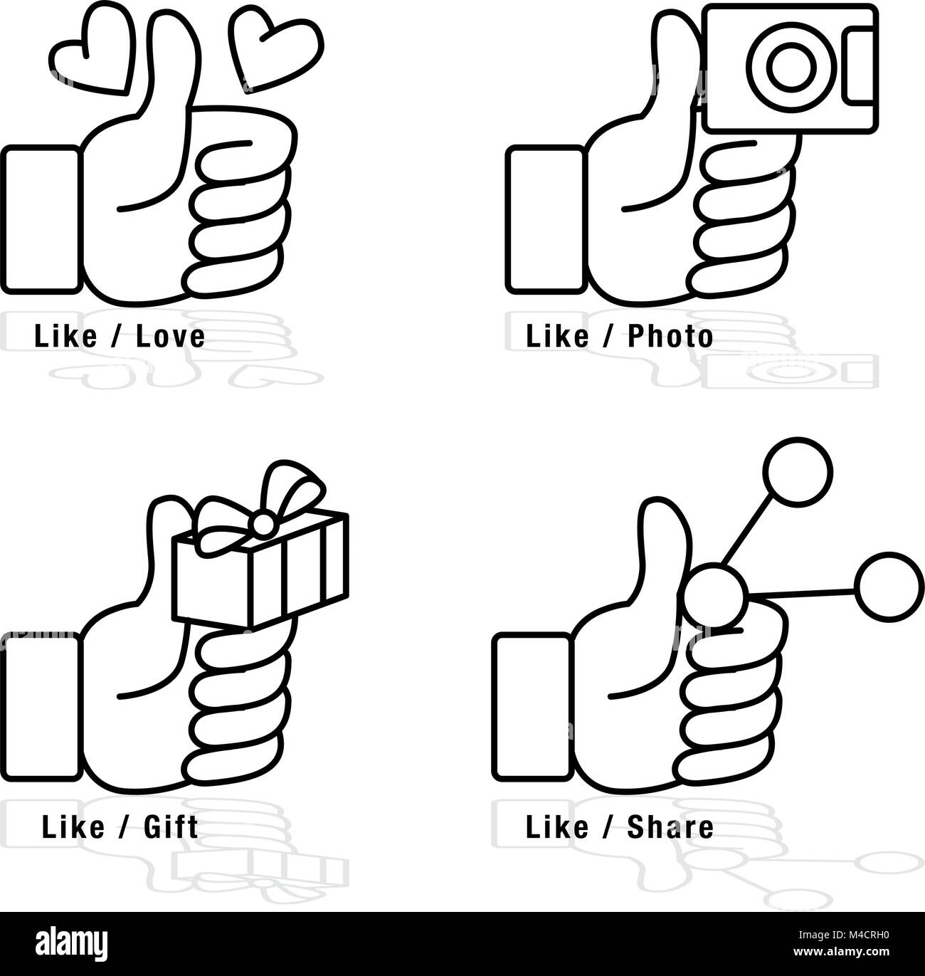 Photo set up Stock Vector Images - Alamy