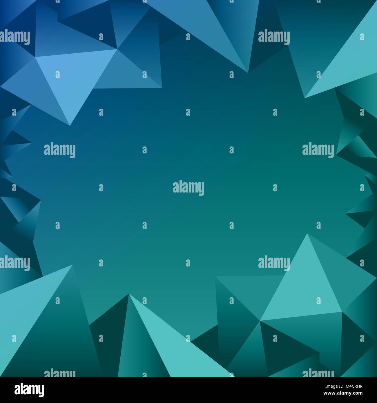 An image of a blue polygon border icon Stock Vector Image & Art - Alamy