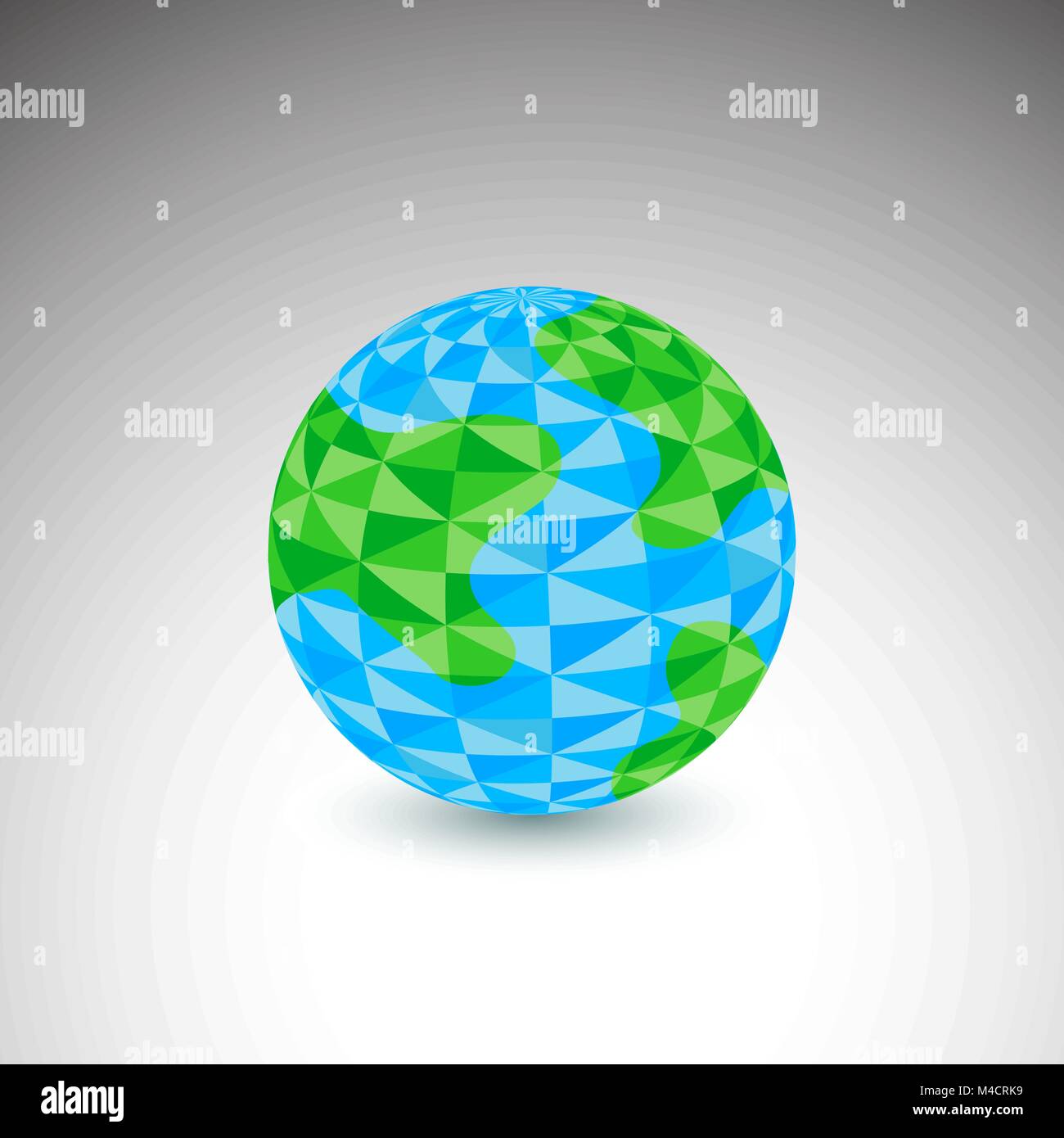 An image of a globe icon - polygon style Stock Vector Image & Art - Alamy