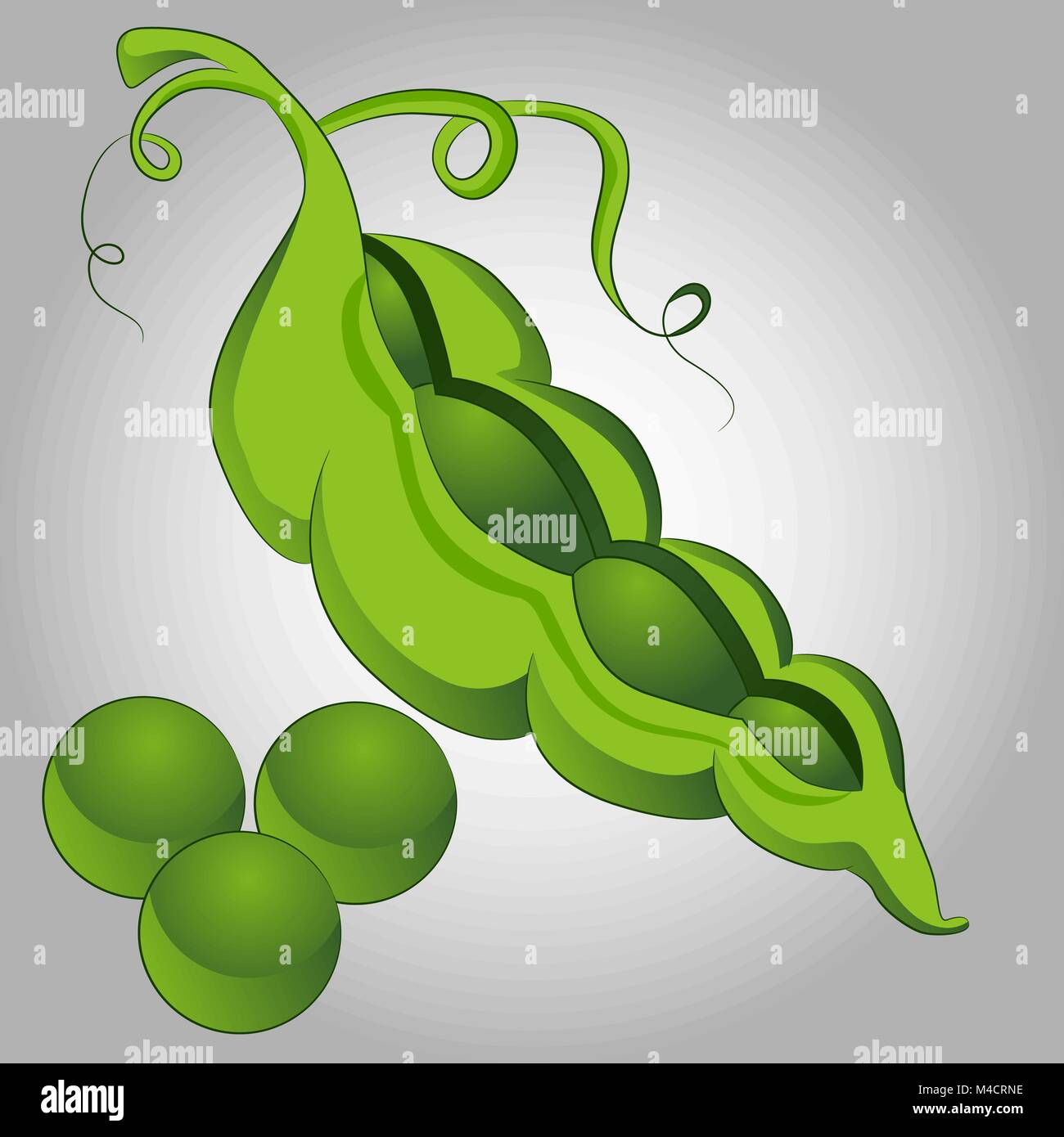 Cartoon peapod hi-res stock photography and images - Alamy