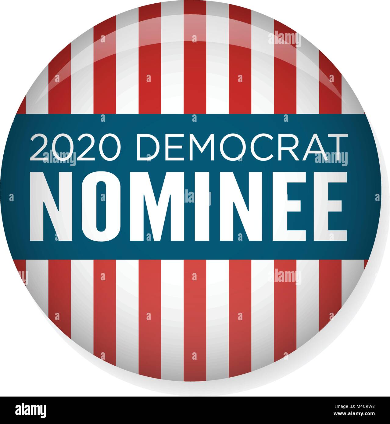 2020 Campaign Election Pin Button or Badge w Patriotic Stars and ...
