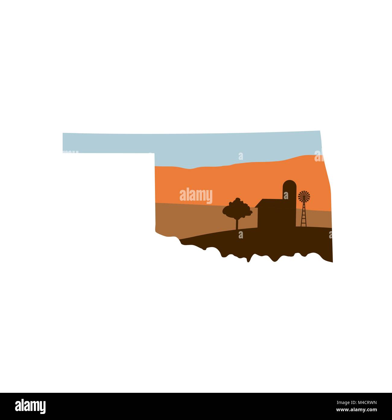 Oklahoma spring Stock Vector Images - Alamy