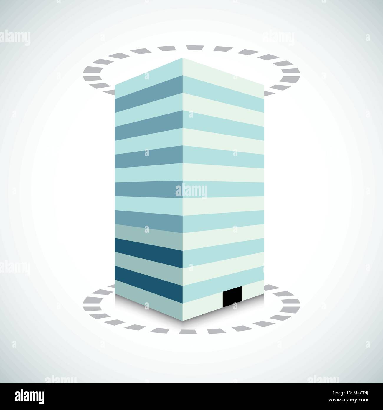 High rise building blue Stock Vector Images - Alamy