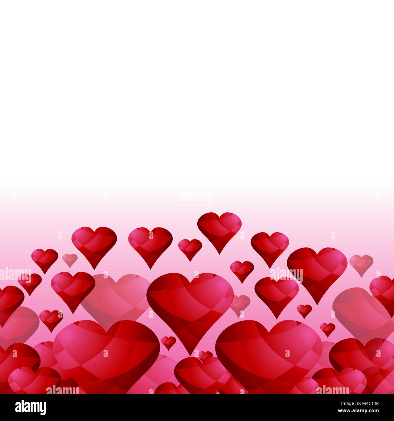 An image of glowing red hearts Stock Vector Image & Art - Alamy