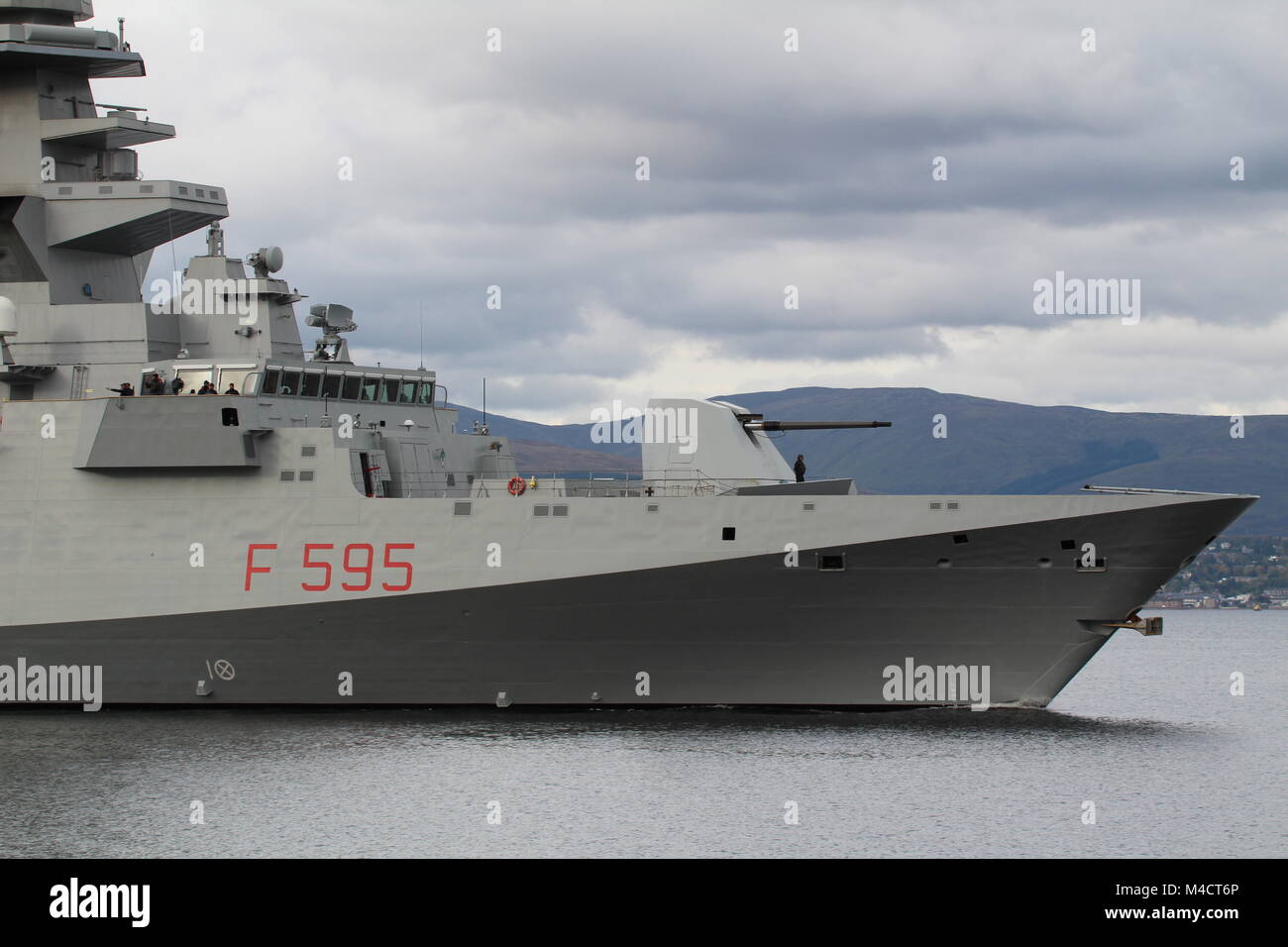 ITS Luigi Rizzo (F565), a Bergamini-class frigate operated by the ...