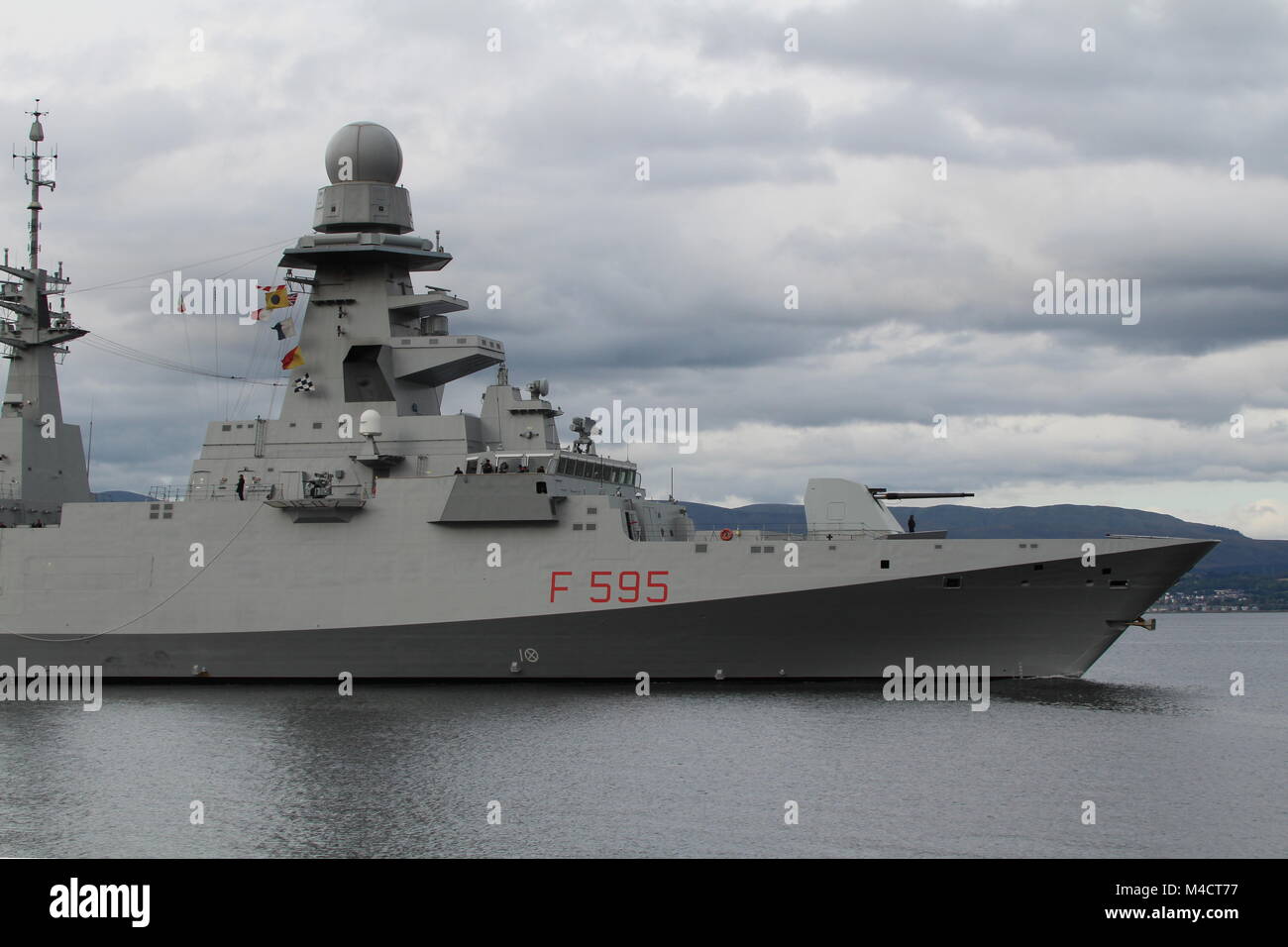 ITS Luigi Rizzo (F565), a Bergamini-class frigate operated by the ...