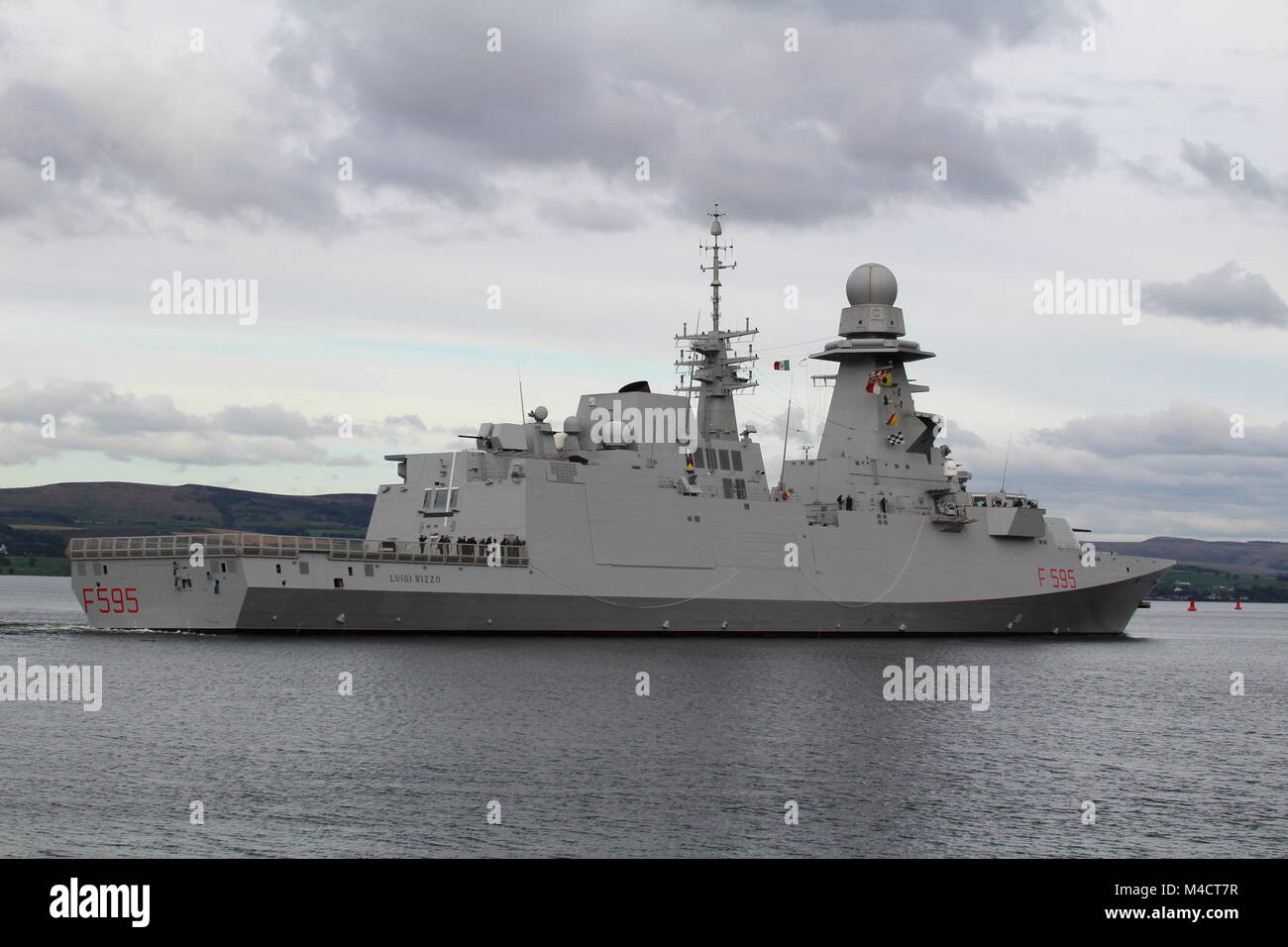 ITS Luigi Rizzo (F565), a Bergamini-class frigate operated by the ...