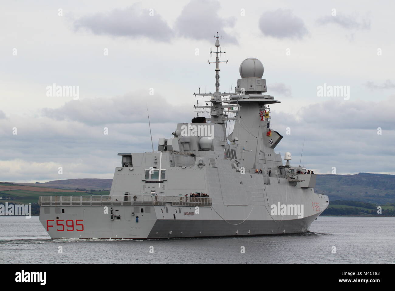 ITS Luigi Rizzo (F565), a Bergamini-class frigate operated by the ...