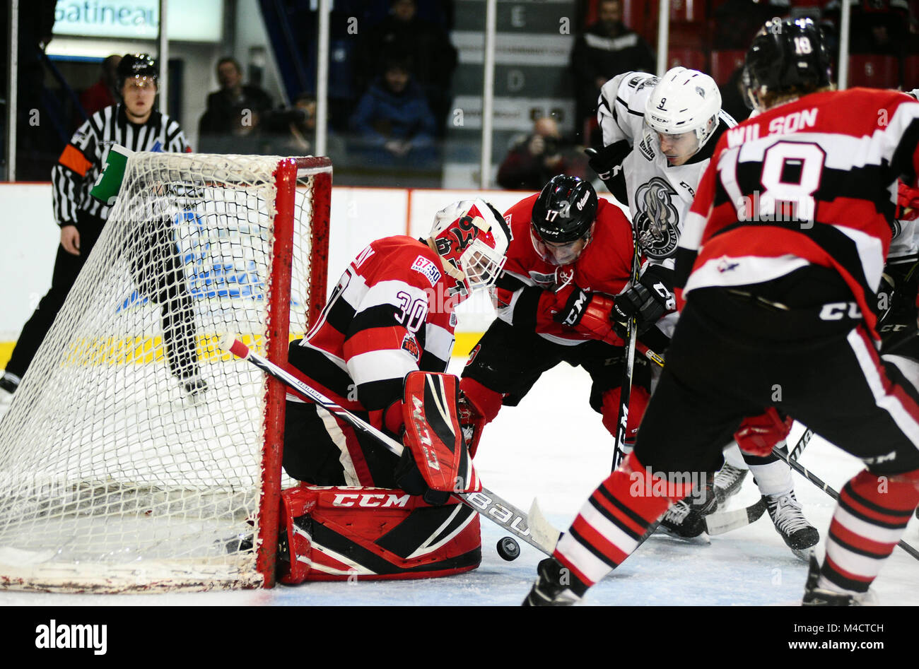 Olympiques Gatineau Vs OTTAWA 67s Stock Photo - Alamy