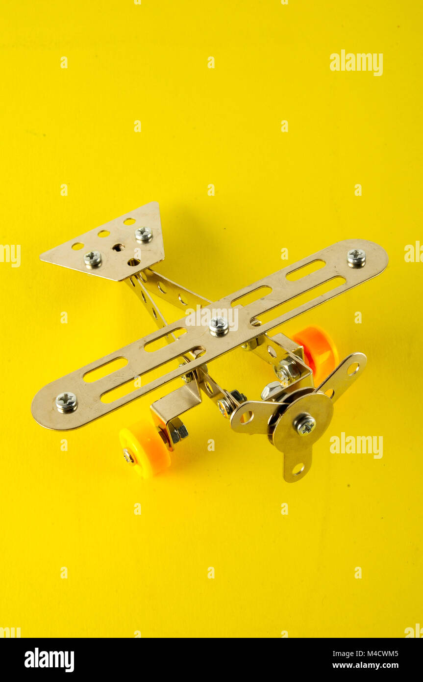 Photo picture of a Small toy metal plane airplane Stock Photo - Alamy