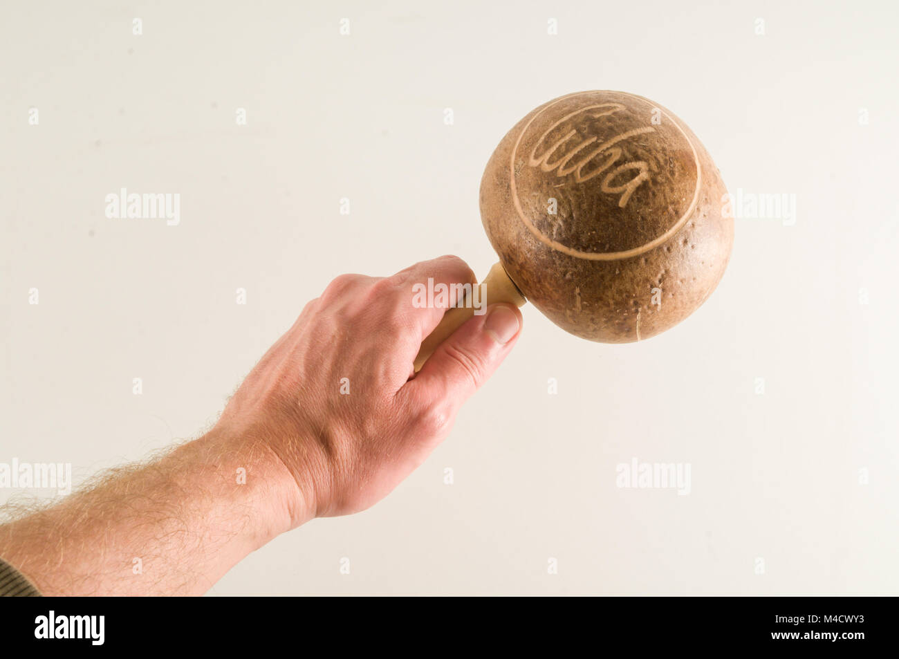 cuban music instrument maracas on a isolated background Stock Photo - Alamy