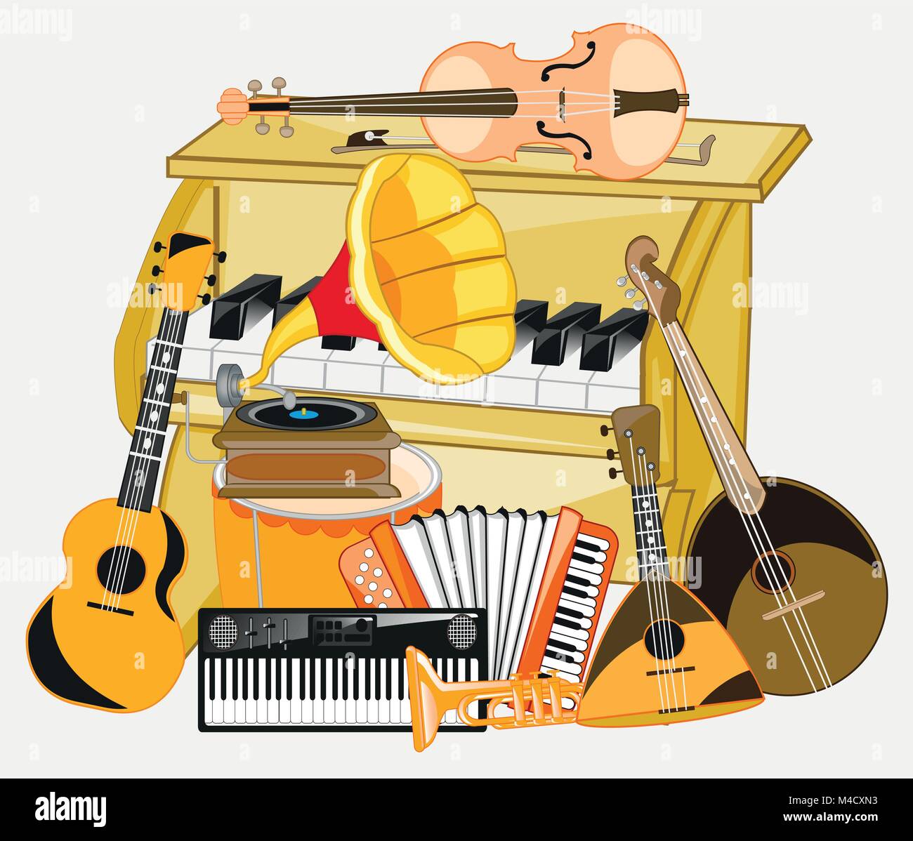 Much music instruments Stock Vector Image & Art - Alamy