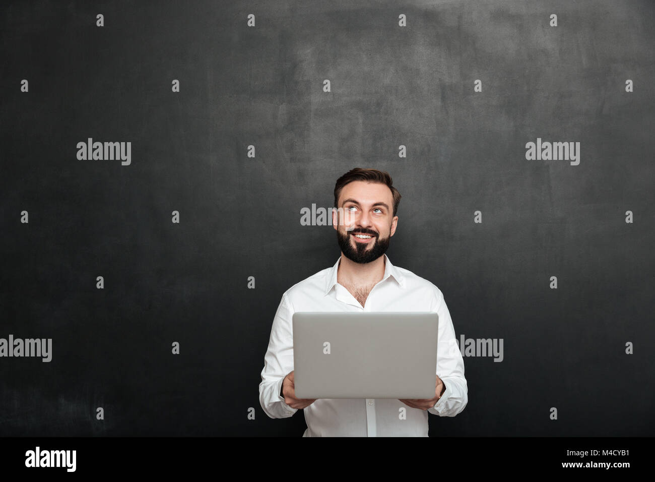 Bearded man personal computer hi-res stock photography and images - Alamy