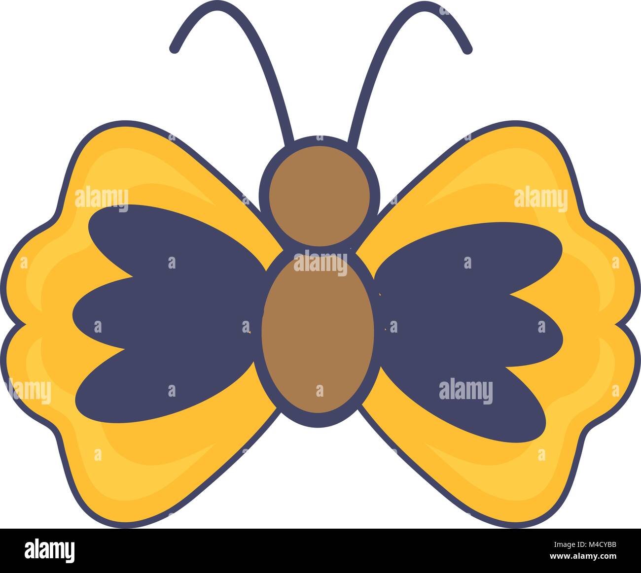 cute butterfly icon Stock Vector Image & Art - Alamy