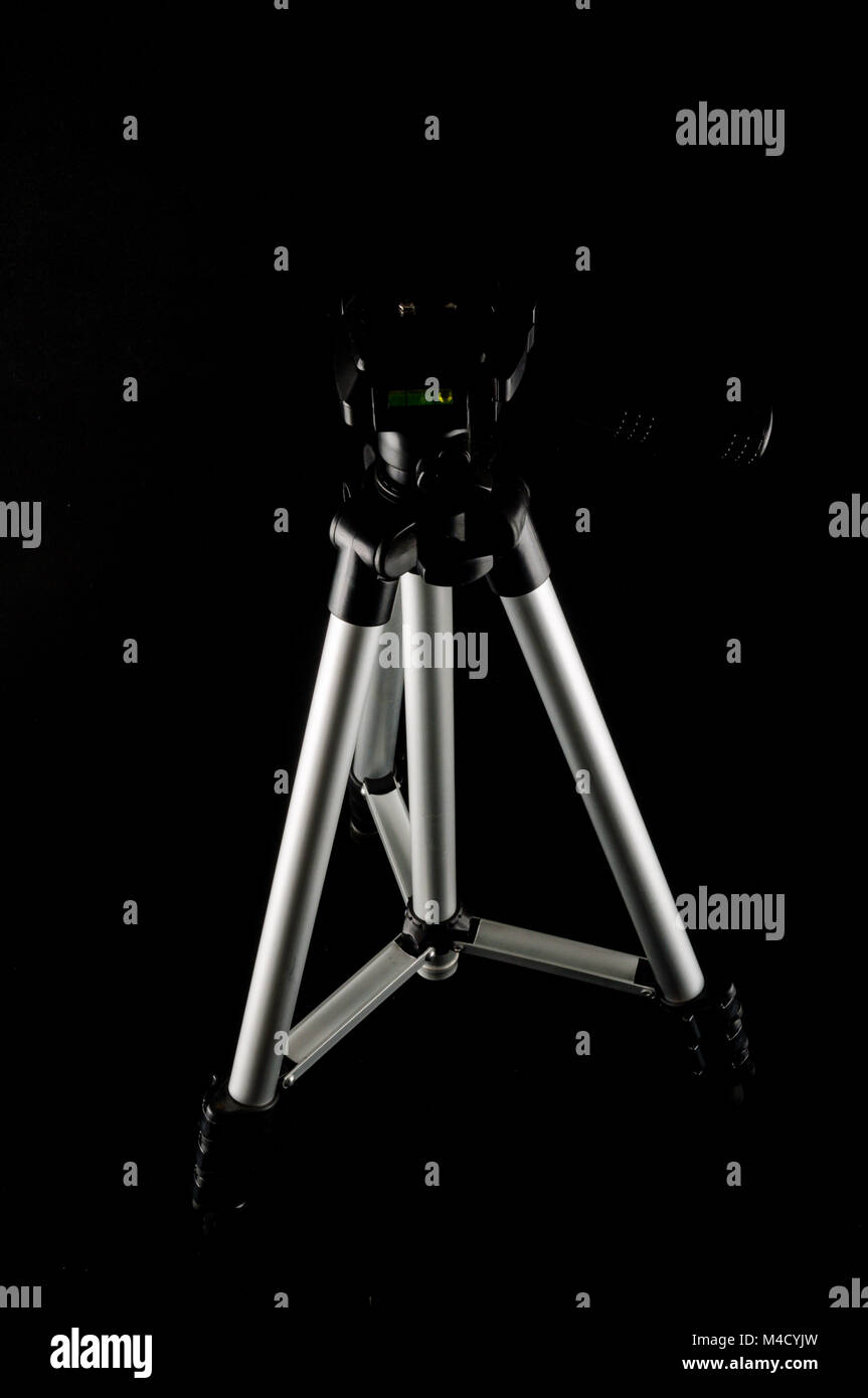 Close-up of tripod Object on a White Background Stock Photo - Alamy