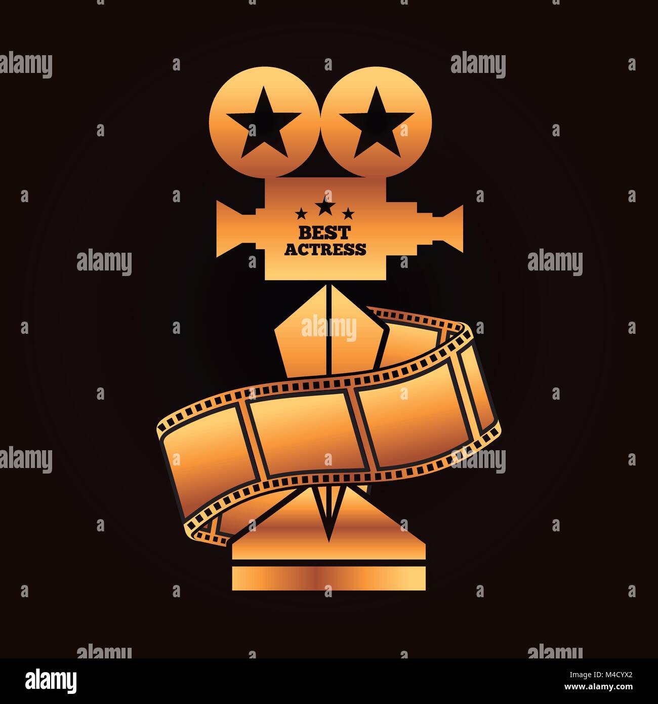 Film movie cinema premiere actress director Stock Vector Images - Alamy