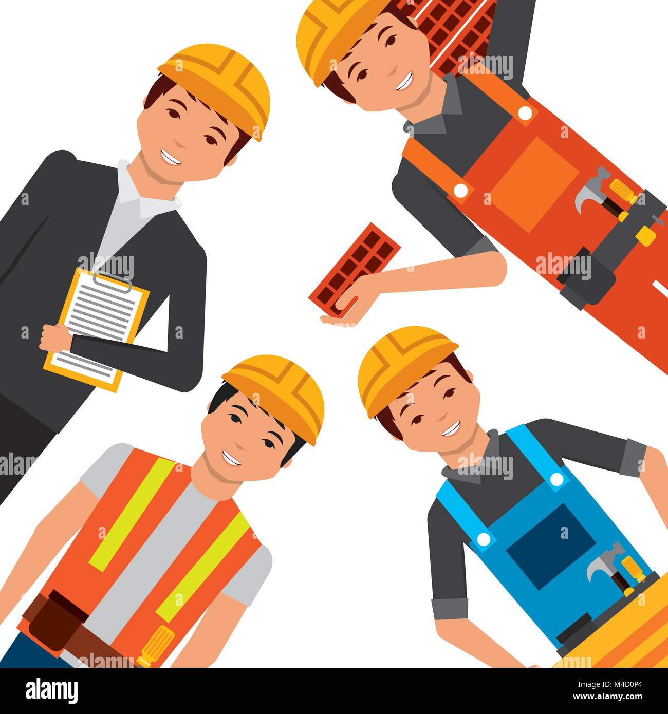 Construction Employees Clipart