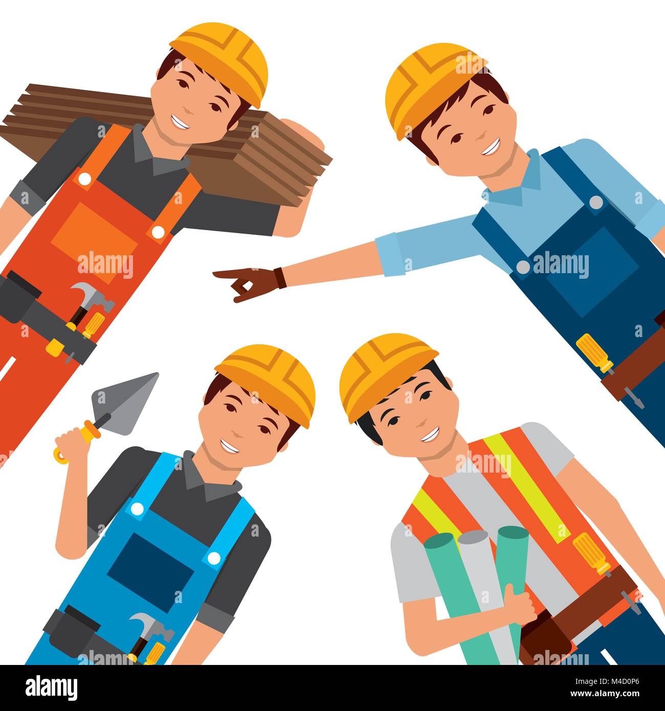 Wearing coveralls Stock Vector Images - Alamy