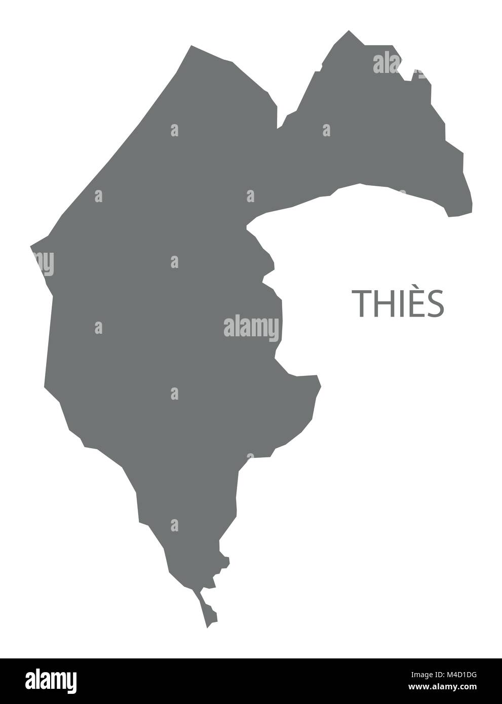 Map of thies hi-res stock photography and images - Alamy