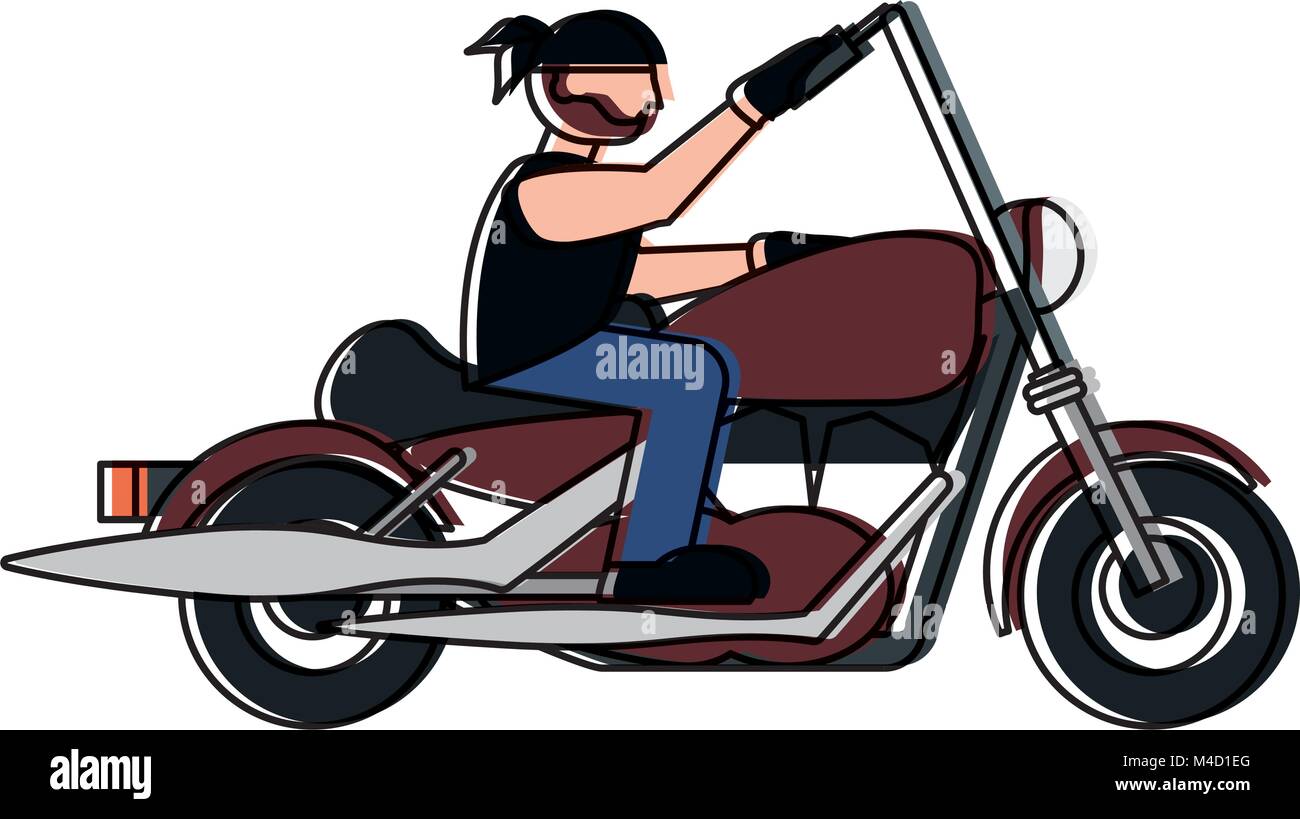 Motorcycle biker design Stock Vector Image & Art - Alamy