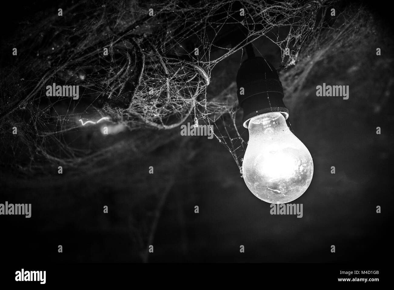 Dusty old light bulb Stock Photo - Alamy