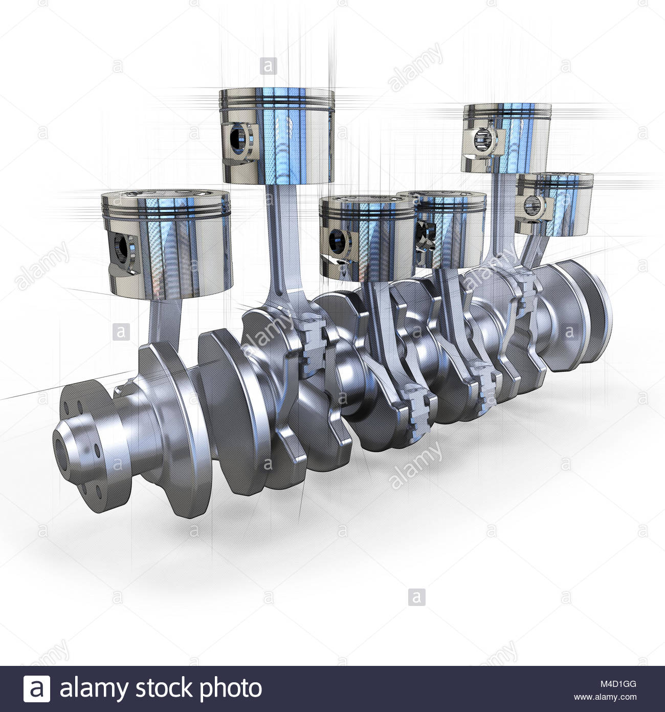 Technical Drawing Machine Cut Out Stock Images & Pictures - Alamy