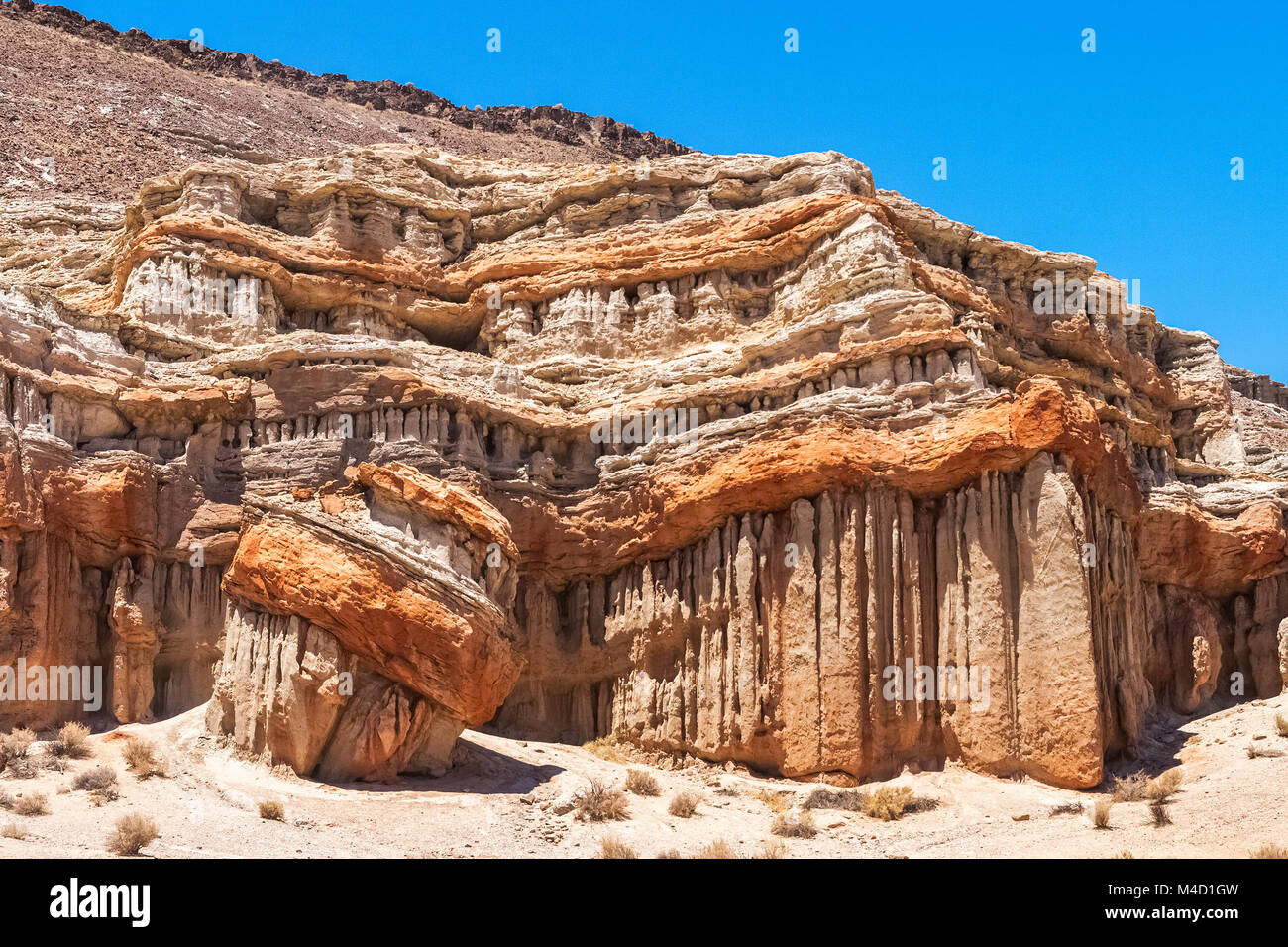 Geological rock formation in the Red Cliffs Natural Preserve, Red Rock ...