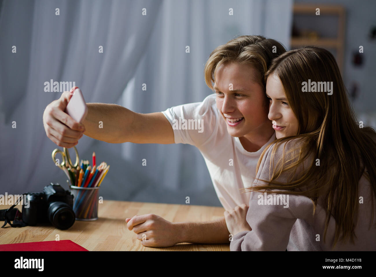 Happy photo moments Stock Photo - Alamy