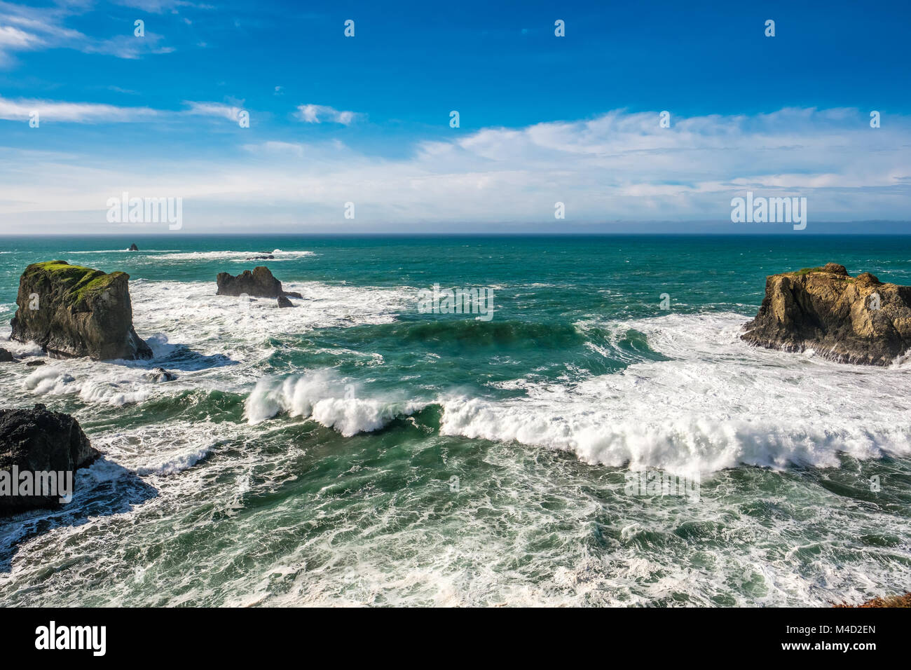 USA Pacific coast landscape, Oregon Stock Photo - Alamy