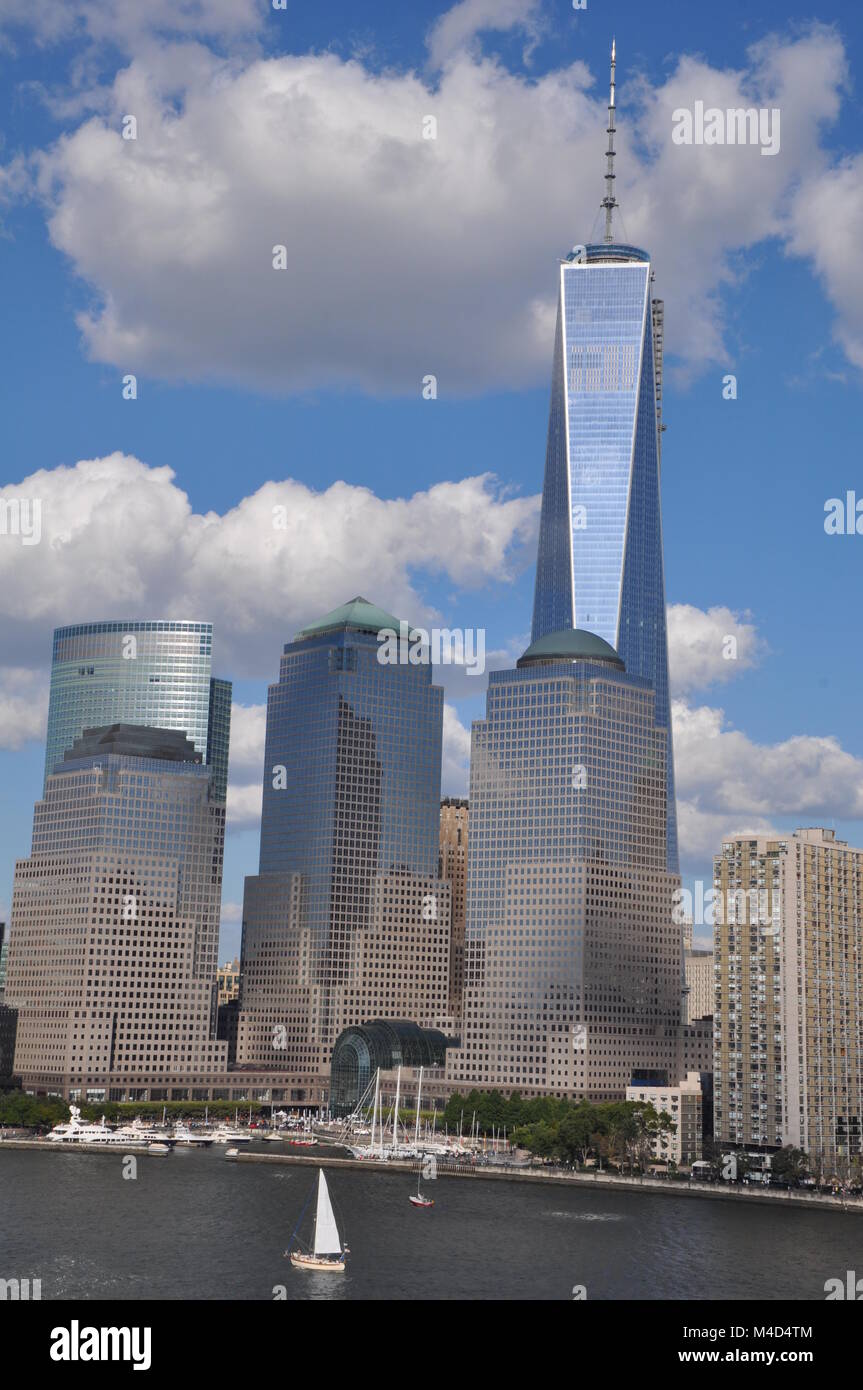 Lower Manhattan in New York Stock Photo - Alamy
