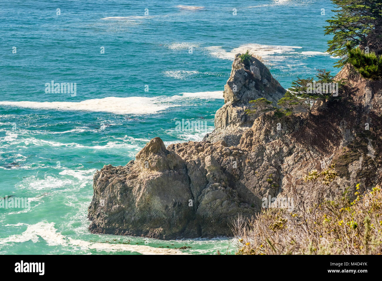 USA Pacific coast landscape, California Stock Photo - Alamy