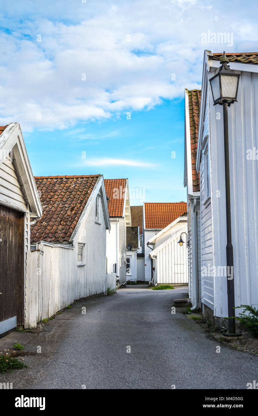 The coast town Mandal Stock Photo - Alamy