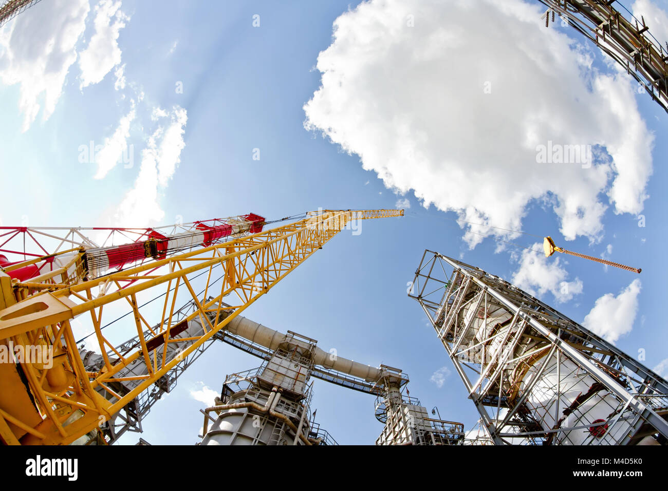 Crawler crane is on site during installation Stock Photo - Alamy