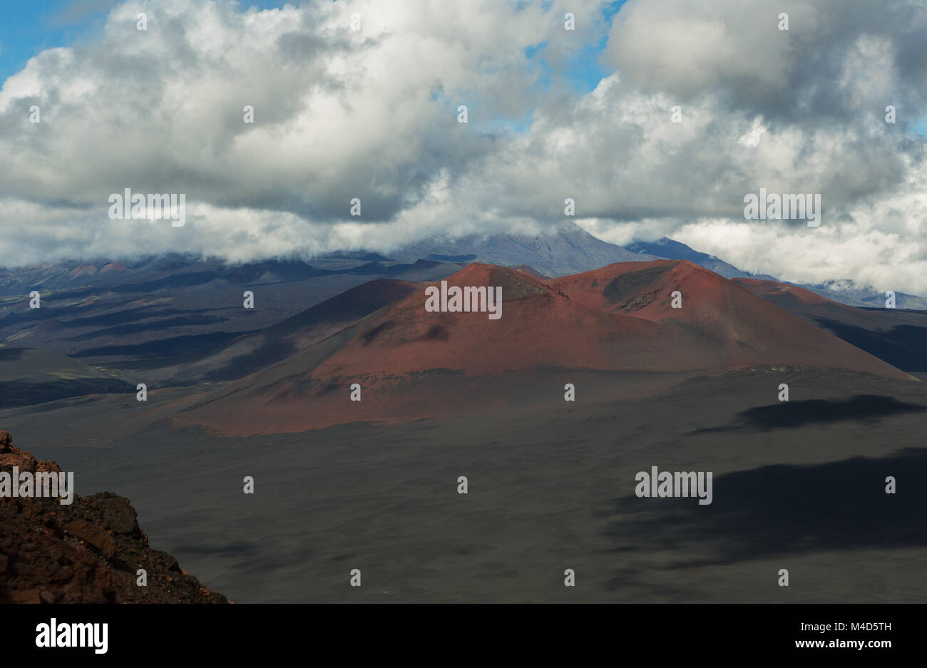 Cinder cone of North Breakthrough Great Tolbachik Fissure Eruption 1975 ...