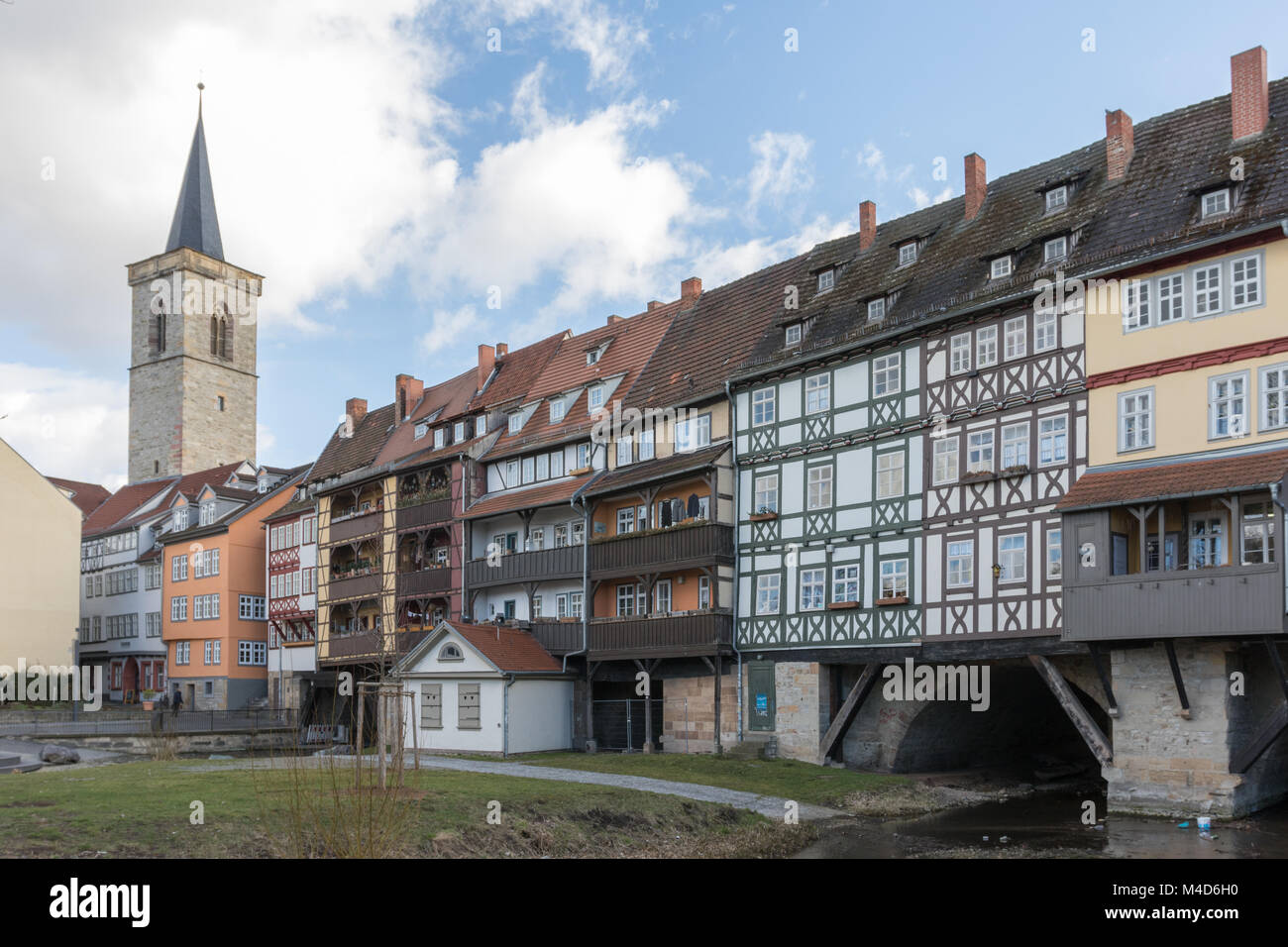 Krämer bridge in Erfurt Stock Photo - Alamy