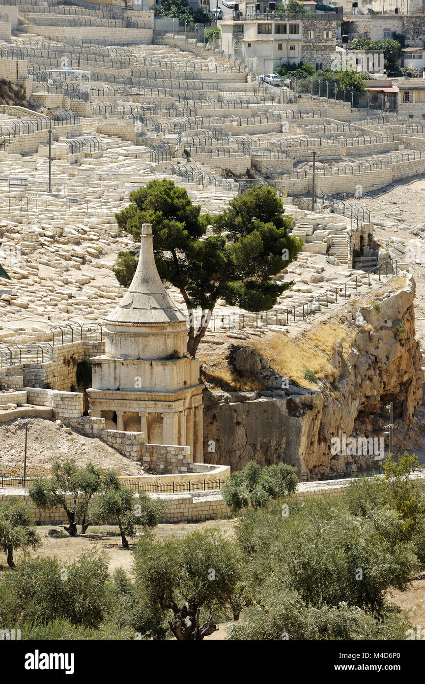 Kidron Valley and the Mount of Olives in Israel Stock Photo - Alamy