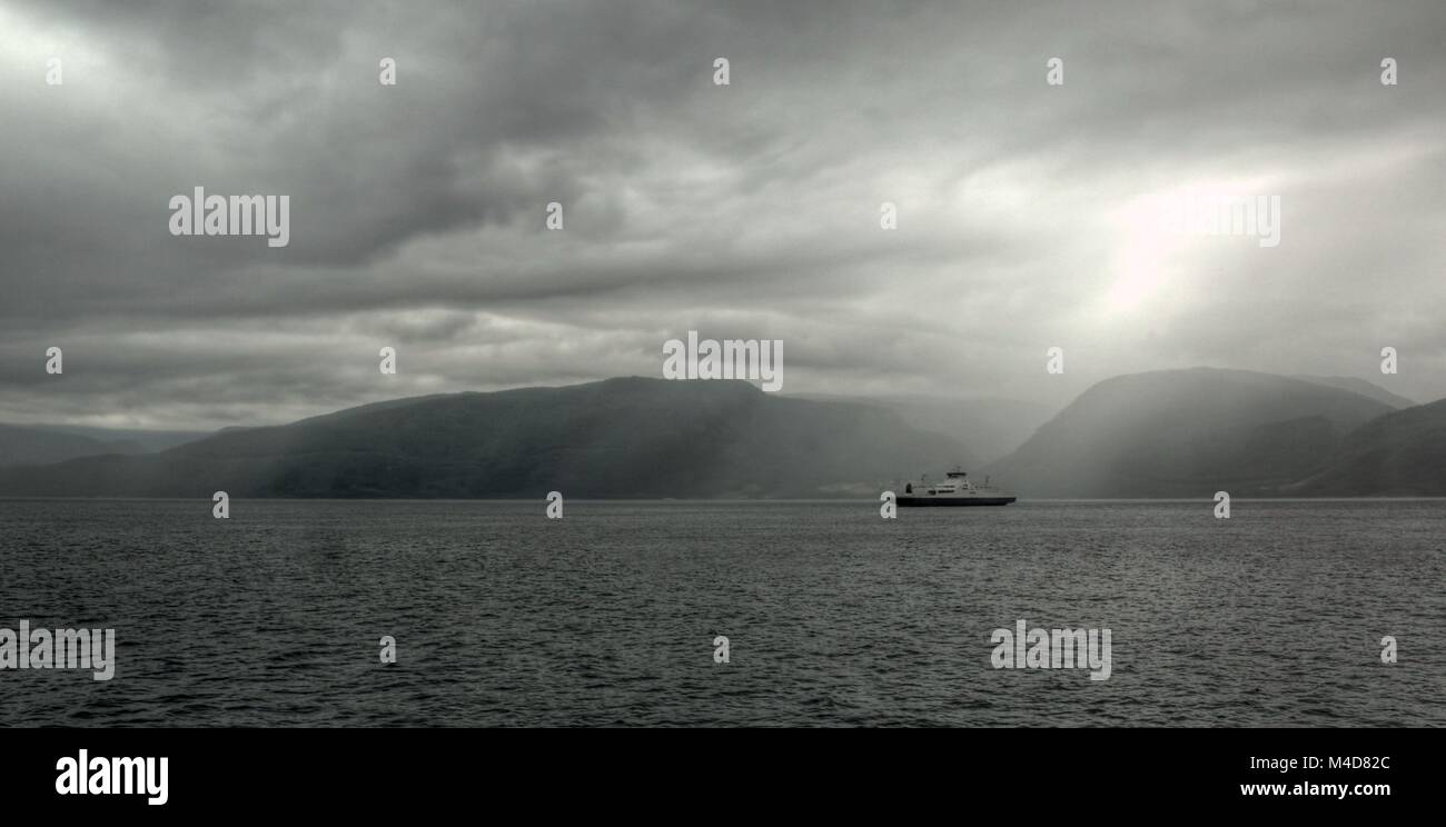 Rough nature in Norwegian landscape Stock Photo - Alamy