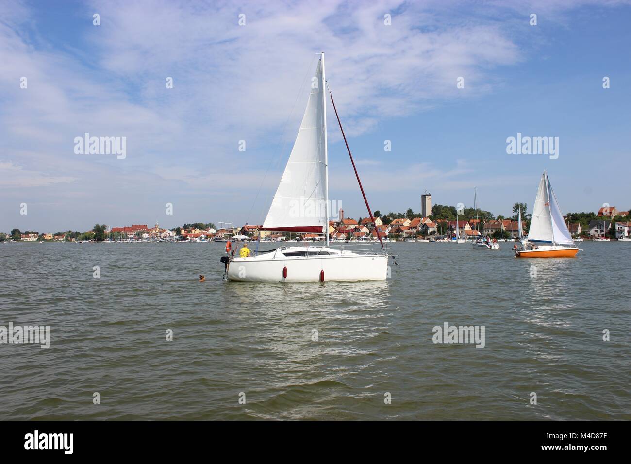 Masurian Lake District, Mikolajki Stock Photo - Alamy