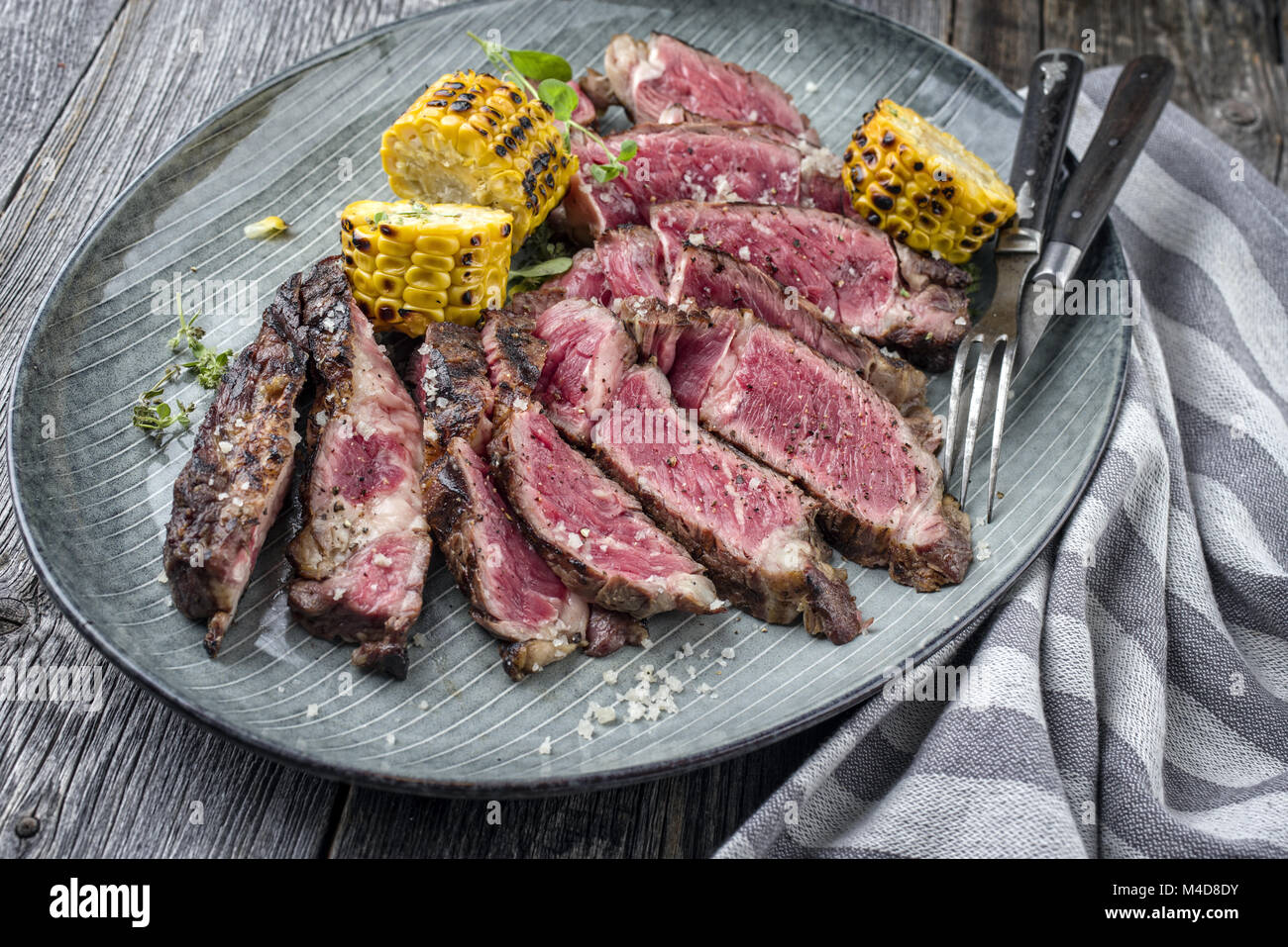 Western rustic barbecue plate hi-res stock photography and images - Alamy