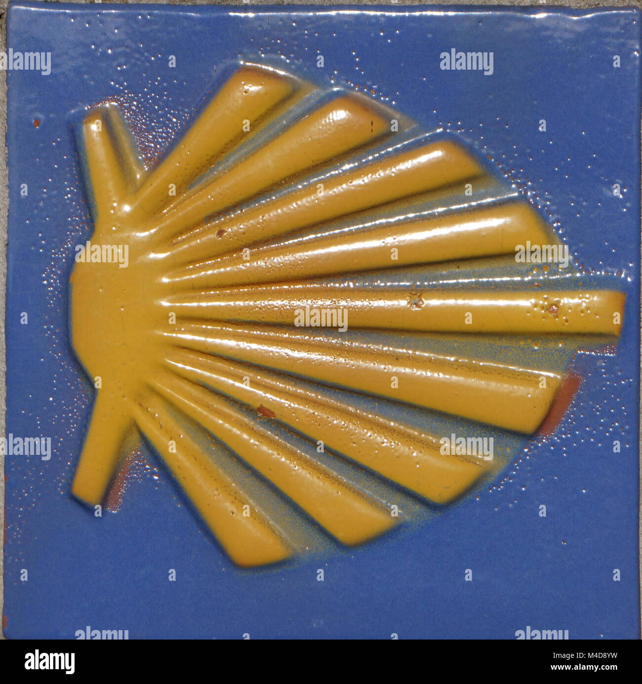 Sign Post , Camino di Santiago,Northern Spain Stock Photo - Alamy