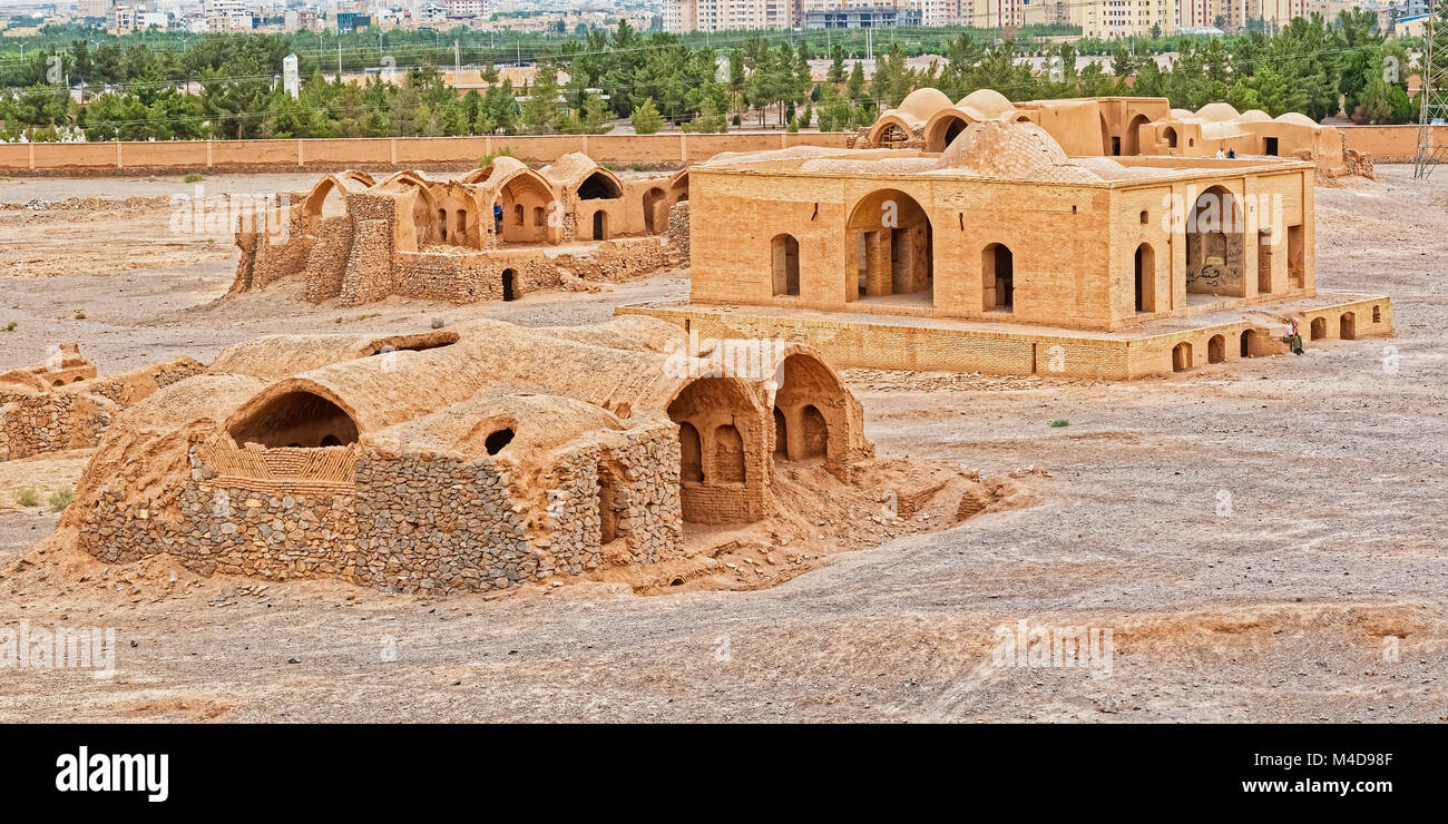 Tower of Silence aerial view Stock Photo - Alamy