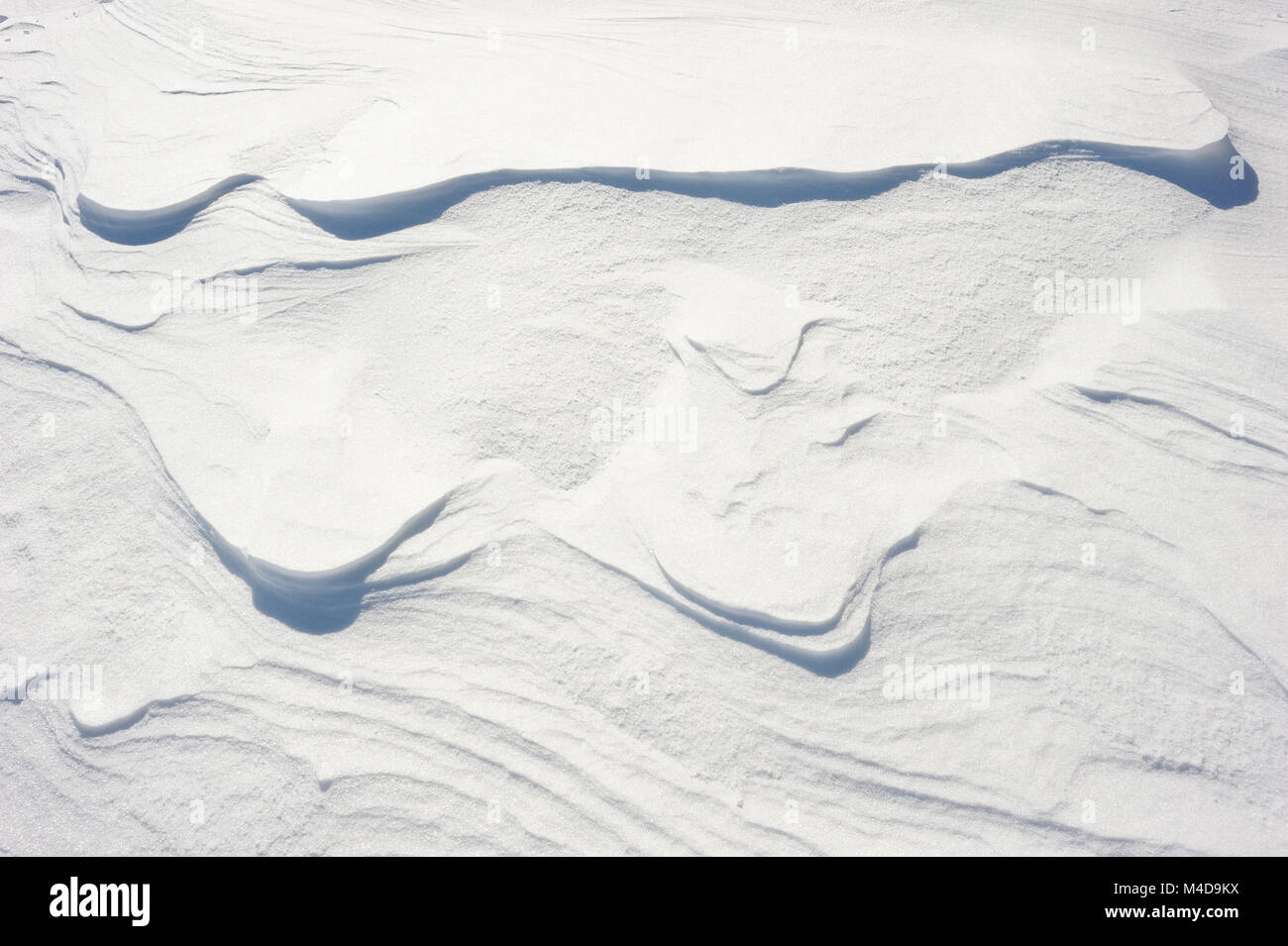 Texture of the snow Stock Photo - Alamy