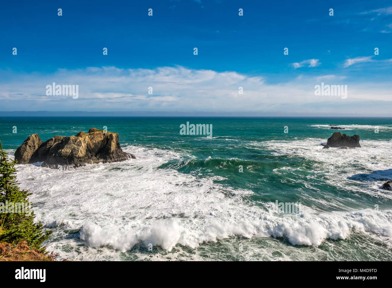 USA Pacific coast landscape, Oregon Stock Photo - Alamy