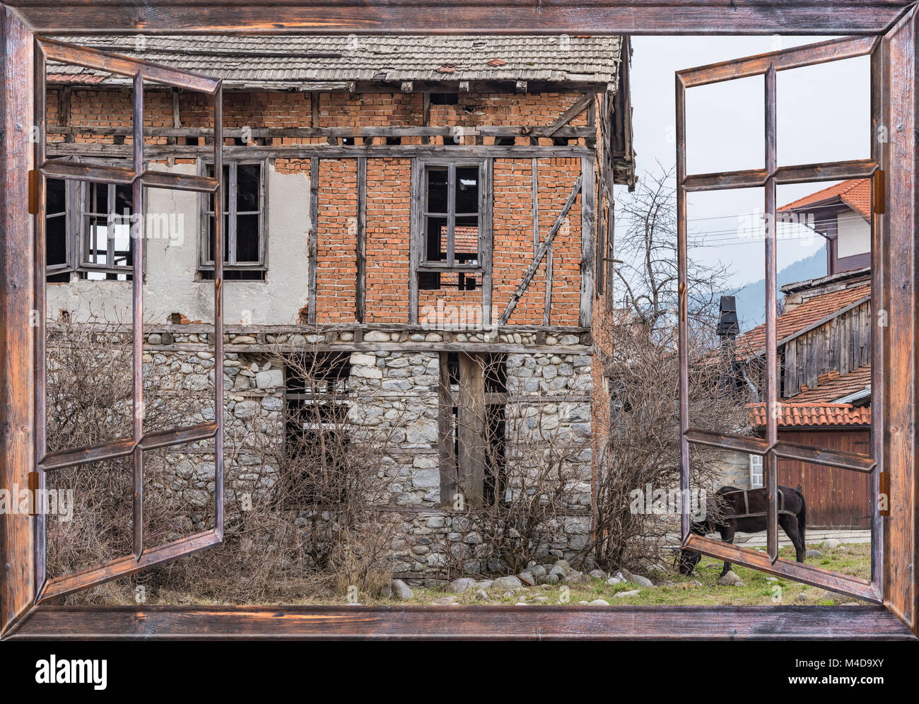 Window old house from hi-res stock photography and images - Alamy