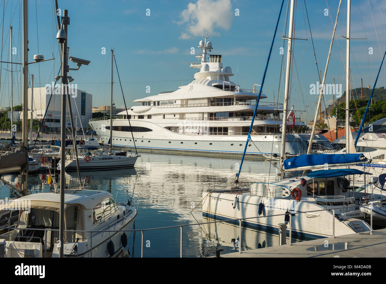 Yacht mooring europe mediterranean marina hi-res stock photography and ...