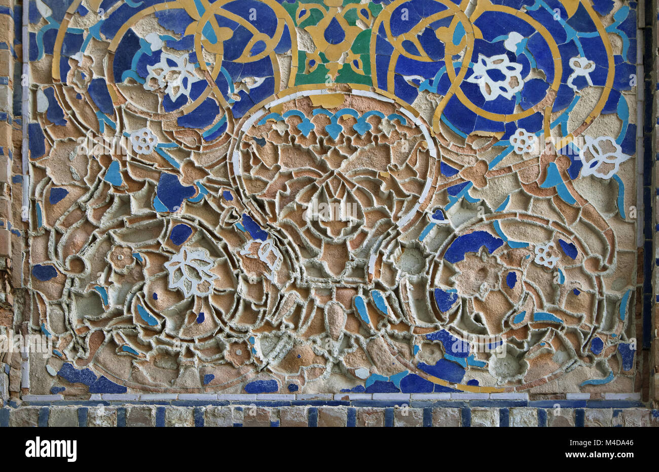 Old Uzbek mosaic Stock Photo - Alamy