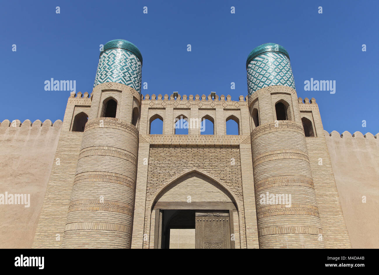 The Kunya Ark gate in Khiva, Uzbekistan Stock Photo - Alamy