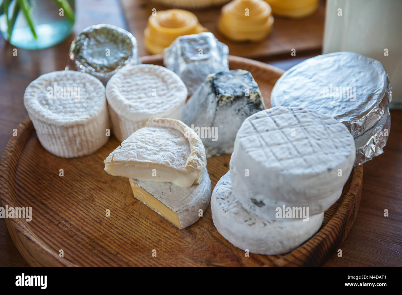 Set of different cheese Stock Photo - Alamy