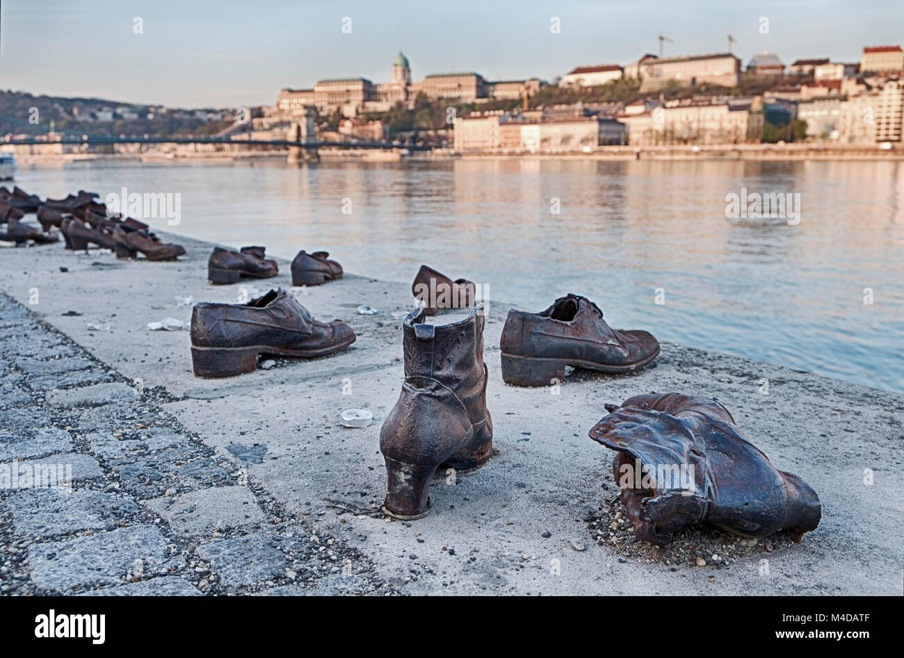 Holocaust memorial with shoes hi-res stock photography and images - Alamy