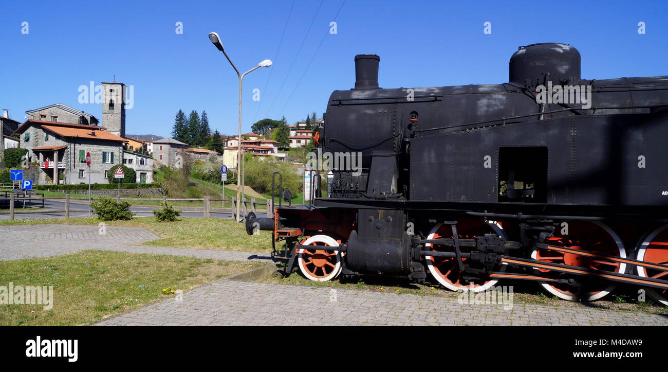 Steam Locomotive,Piazza al Serchio,Tuscany,Italy Stock Photo - Alamy